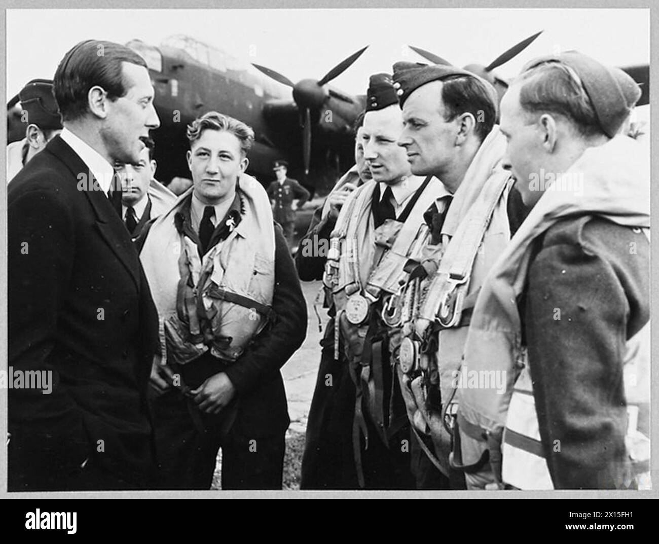 Mr. Geoffrey Lloyd, Secretary of the Petroleum Warfare Department and ...