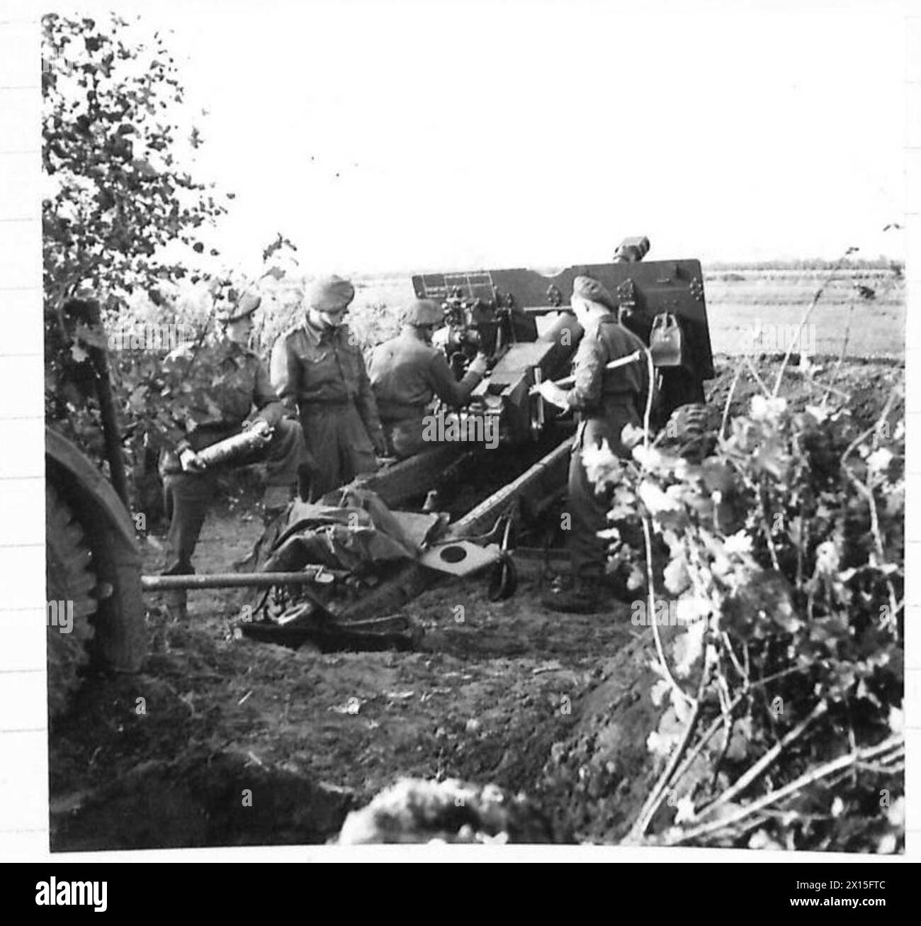 NEW ATTACK OPENS NEAR OSS - 25-prds begin to blast the enemy in the ...