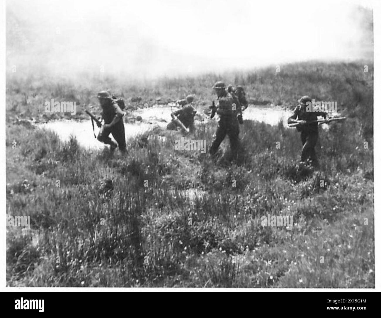 AMERICAN ARMY OFFICERS UNDERGO BATTLE SCHOOL TRAINING - Charging ...