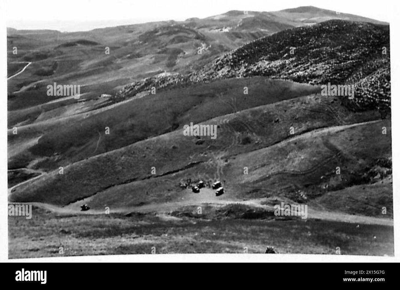 TUNISIAN BATTLEFIELDS - 667 Point , British Army Stock Photo - Alamy