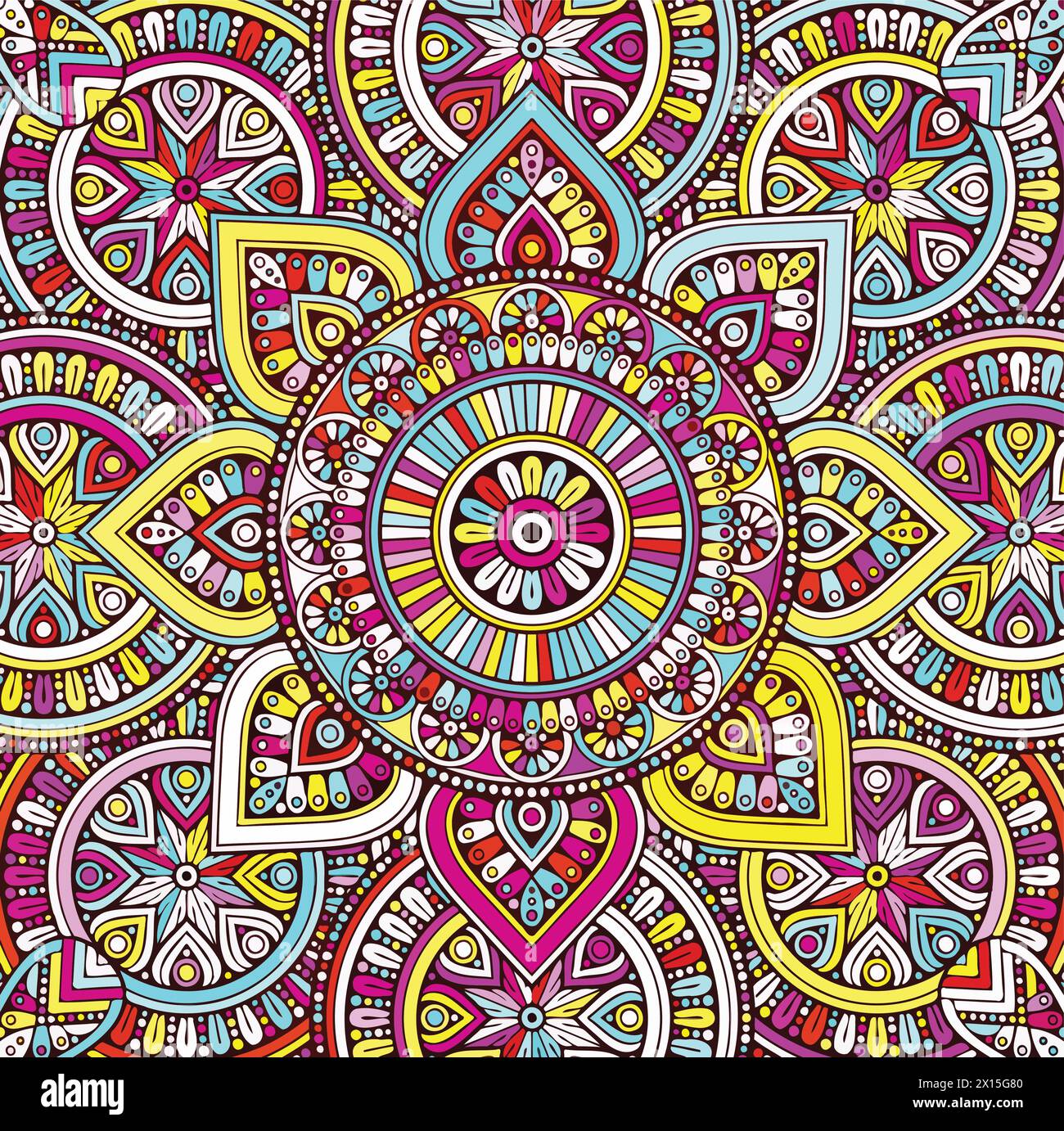 Abstract botanical artwork Stock Vector Images - Alamy