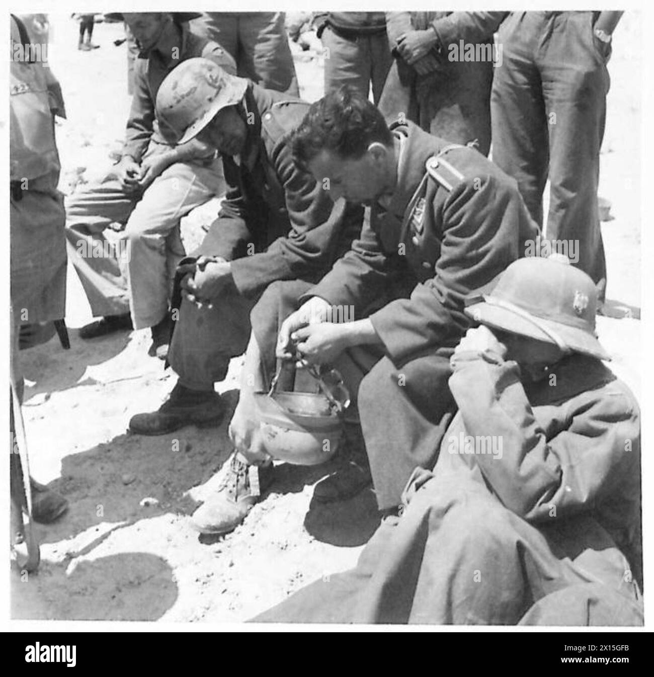 Prisoners captured during advance Cut Out Stock Images & Pictures - Alamy