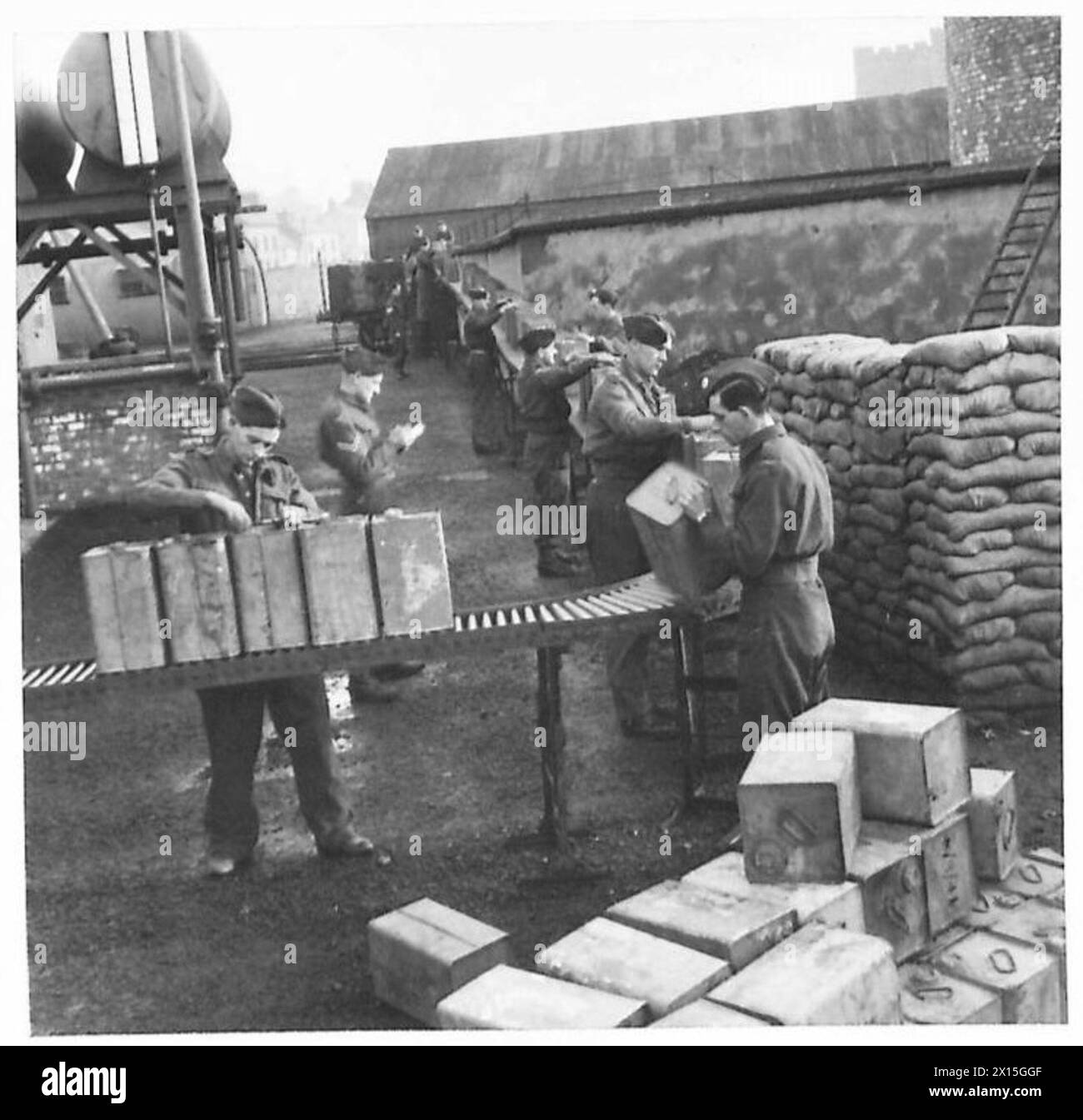 ATS WORK AT PETROL DISTRIBUTING CENTRE - Offloading empty petrol cans ...