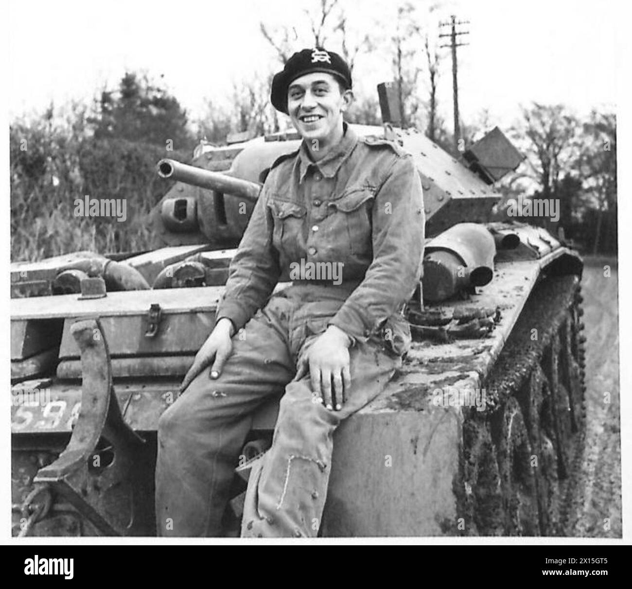 Soldier from corps royal Black and White Stock Photos & Images - Alamy