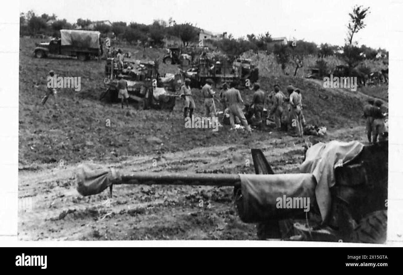 THE BRITISH ARMY IN NORTH AFRICA, SICILY, ITALY, THE BALKANS AND ...
