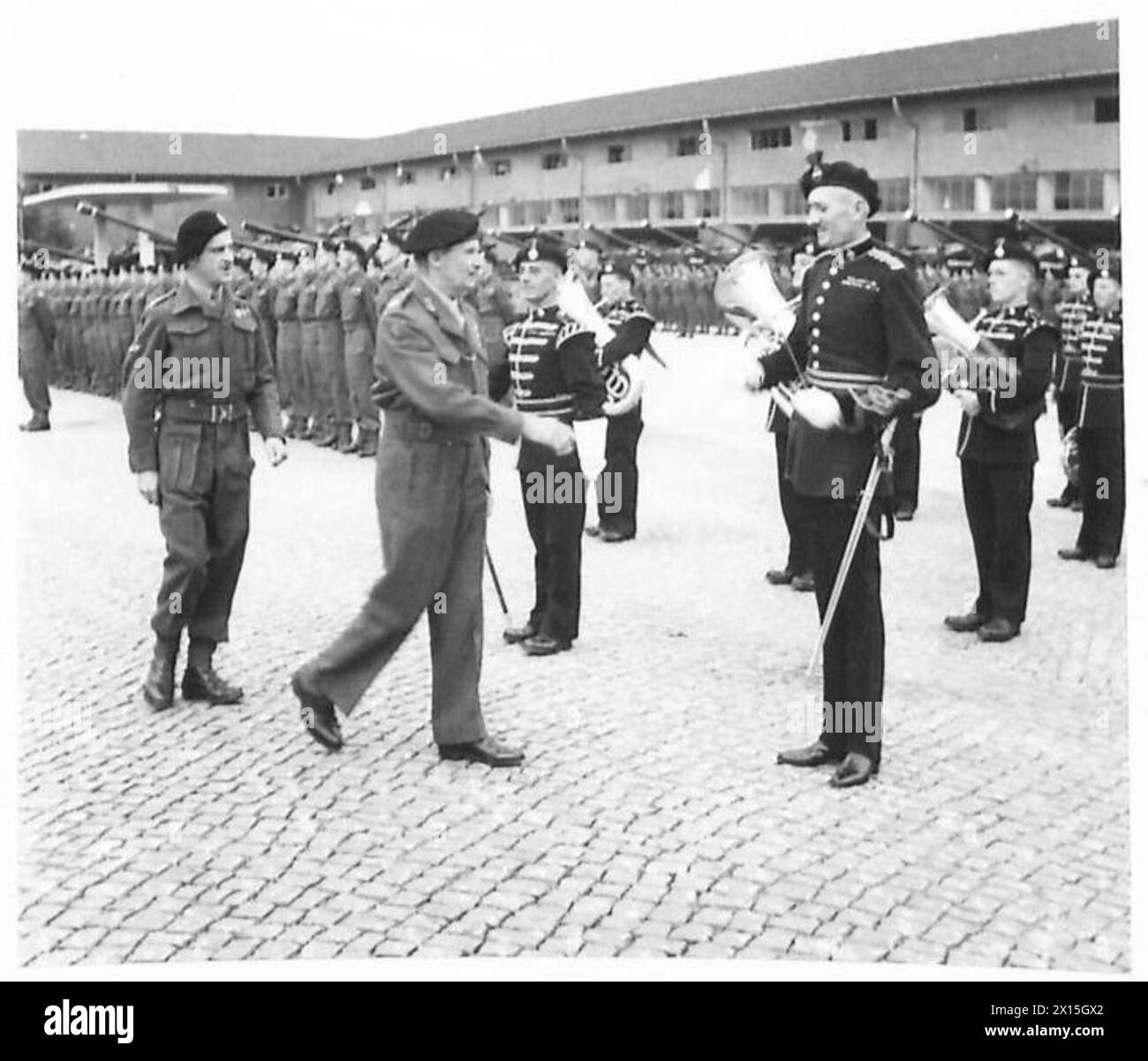 FIELD MARSHAL MONTGOMERY AS A COLONEL COMMANDANT OF THE TANK REGIMENT ...