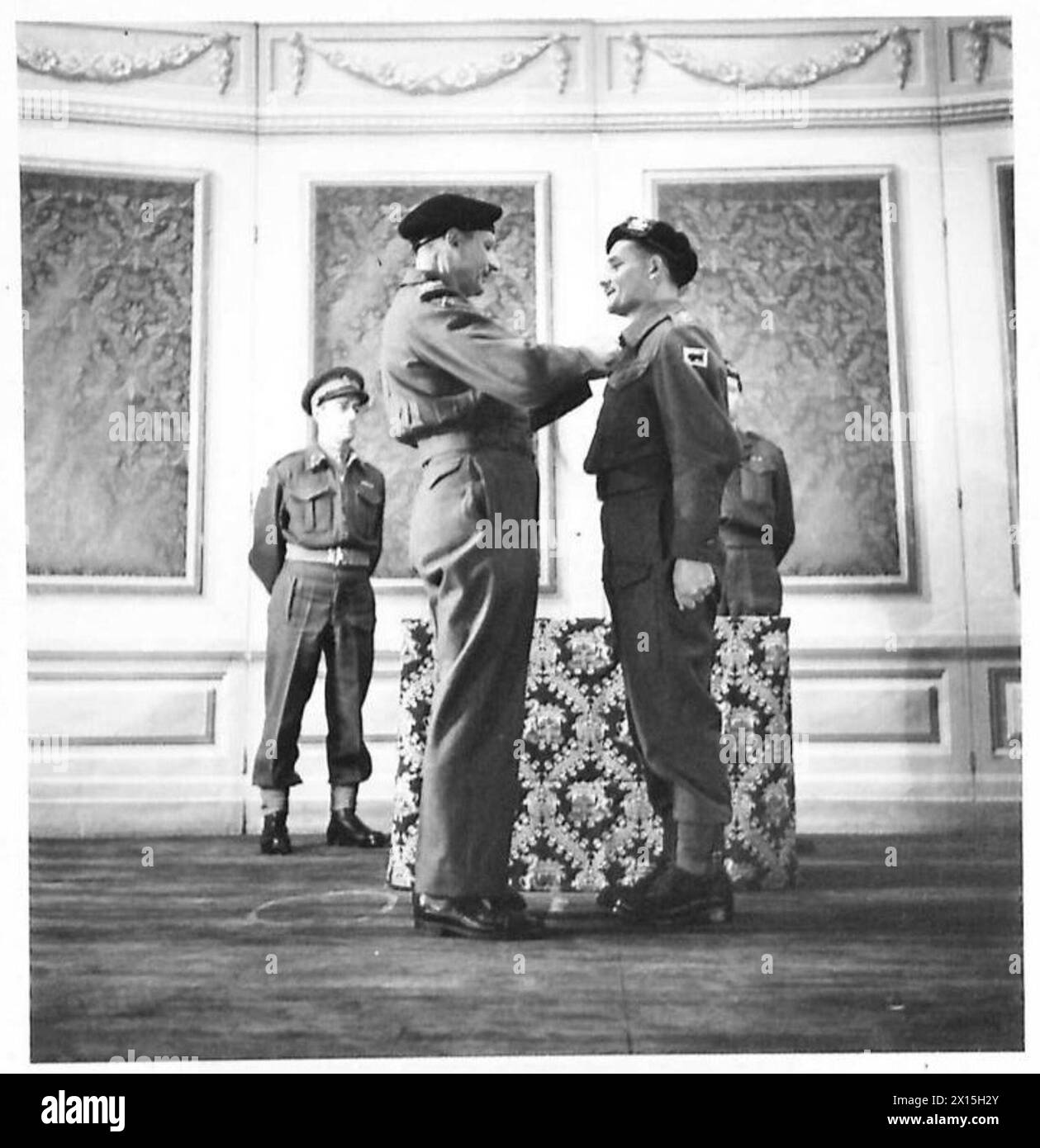 INVESTITURE BY FIELD MARSHAL MONGTOMERY AT YPRES - J.W. Samson ...