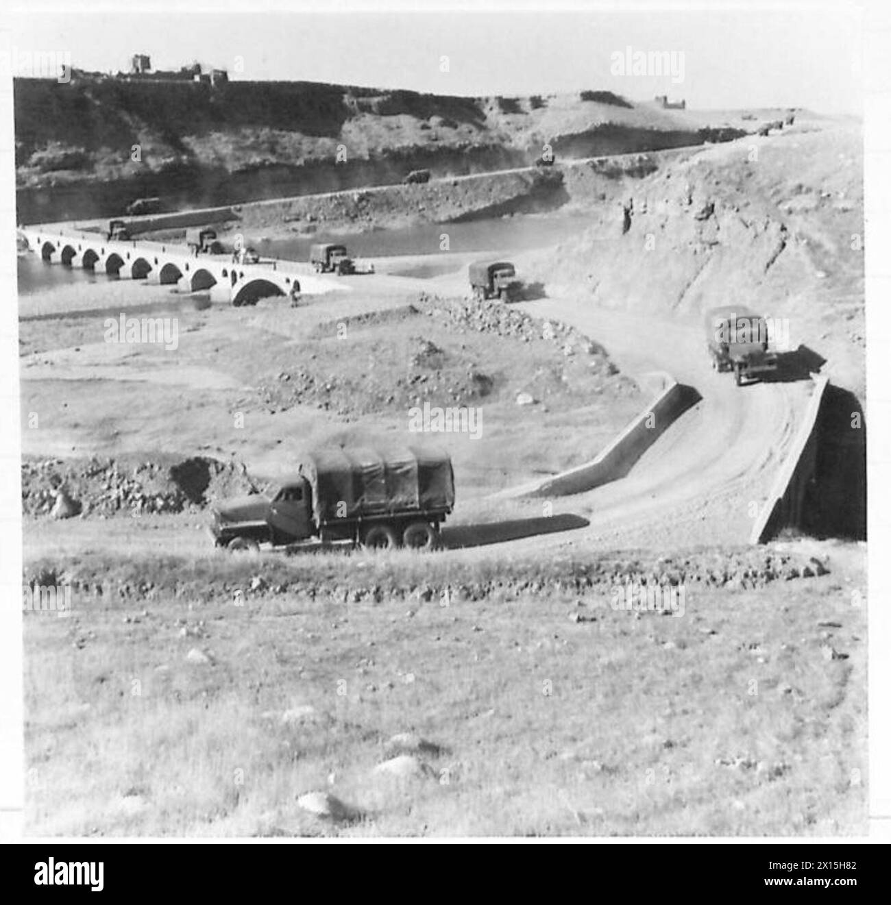 A convoy of vehicles Cut Out Stock Images & Pictures - Alamy