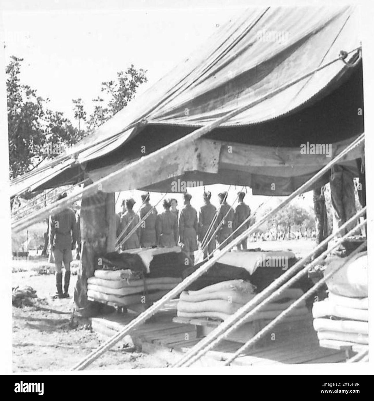 CYPRIOT TROOPS IN TRAINING - Tent inspection takes place each morning ...