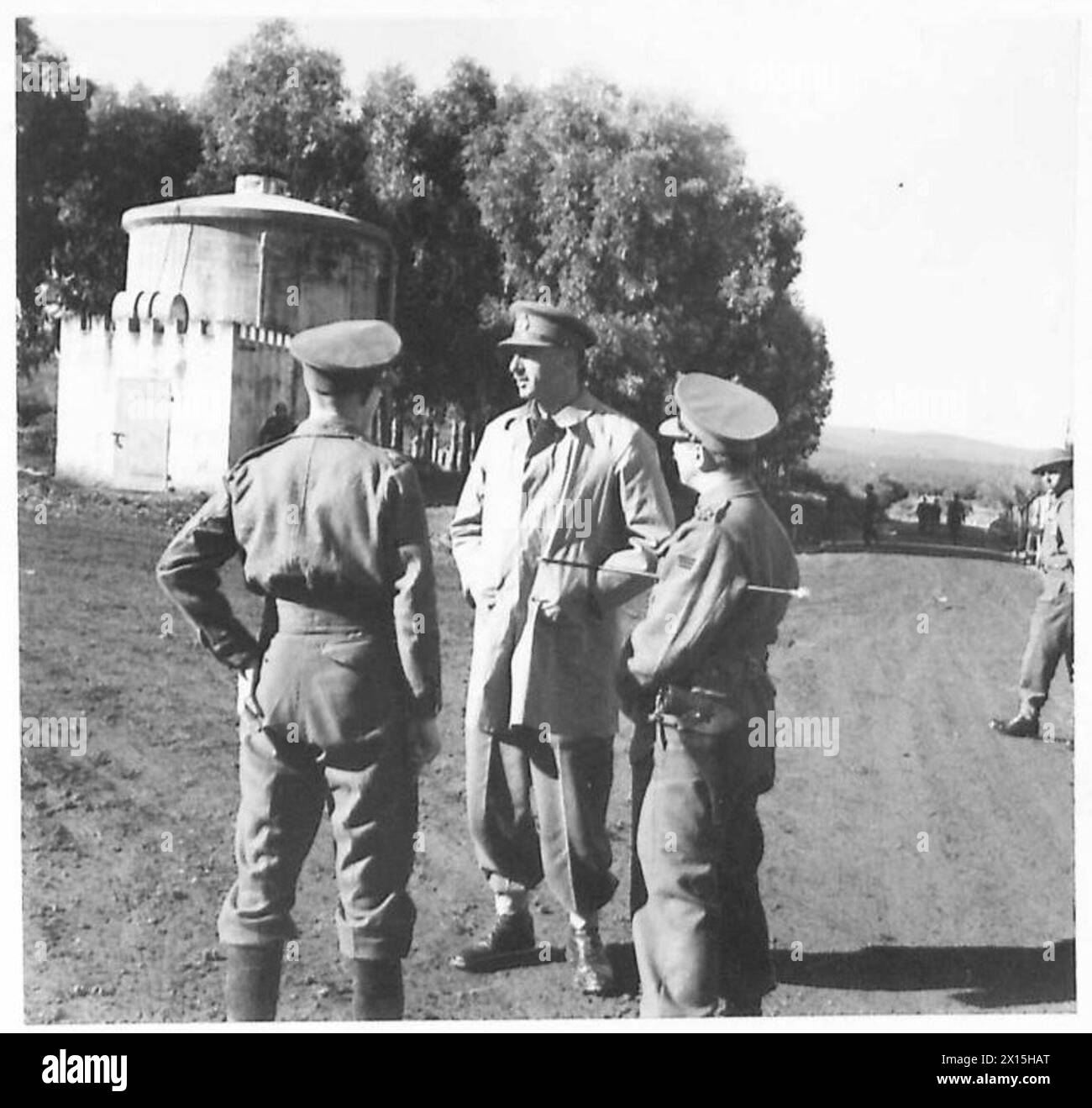 General Alfrey speaks with Brigadier Chichester Constable on Main ...