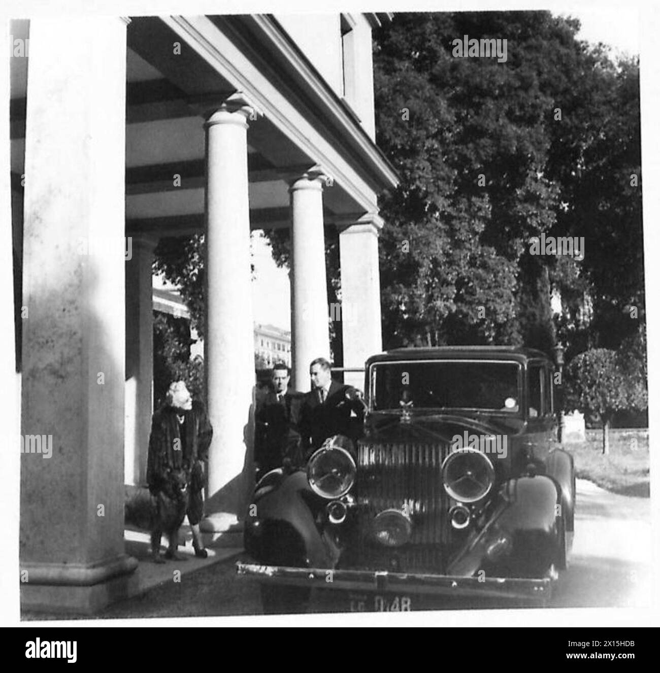 THE BRITISH EMBASSY, ROME - Sir Noel Charles prepared to leave the ...