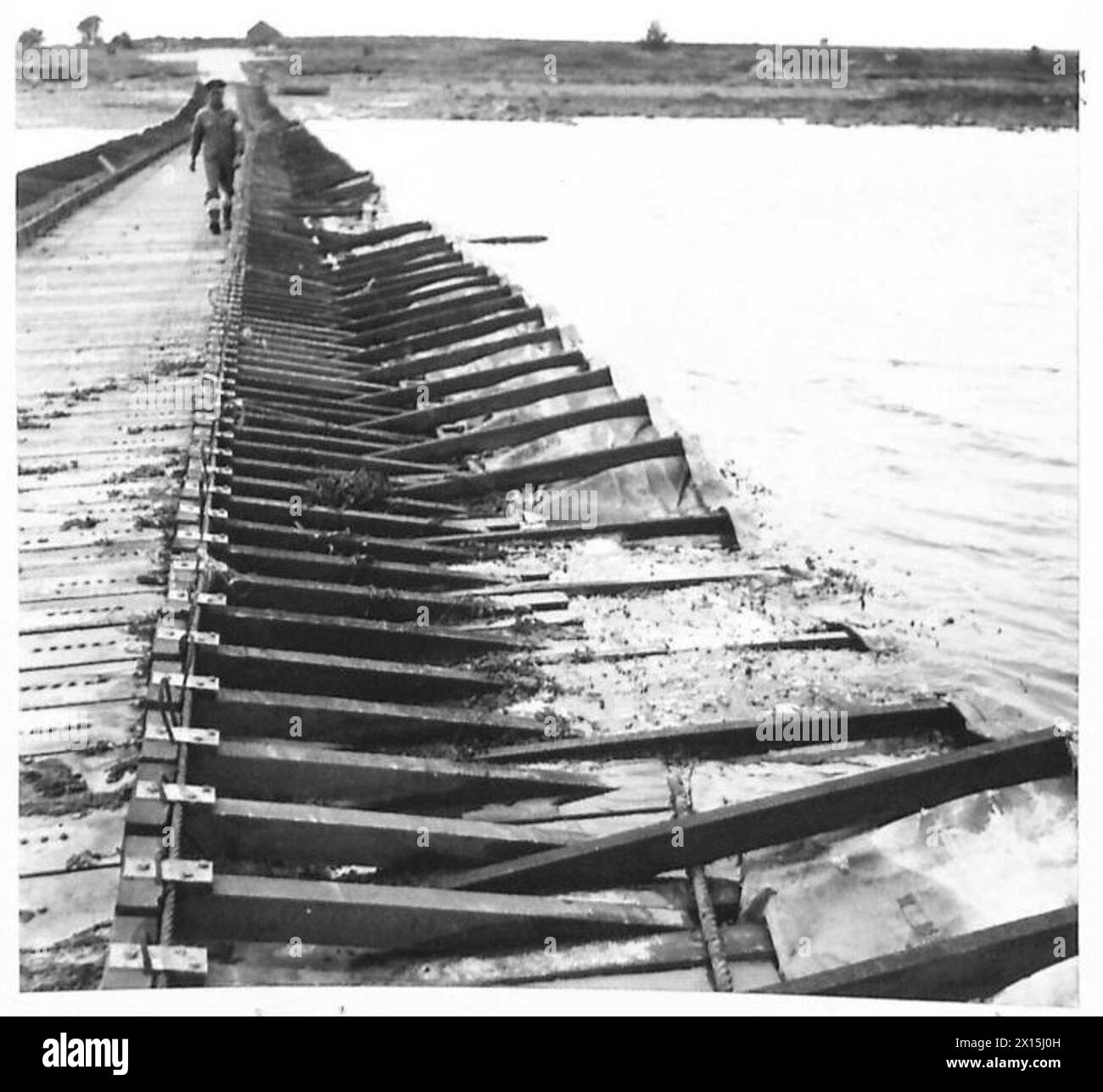 Various photographs document damage to Swiss Roll during a short period ...