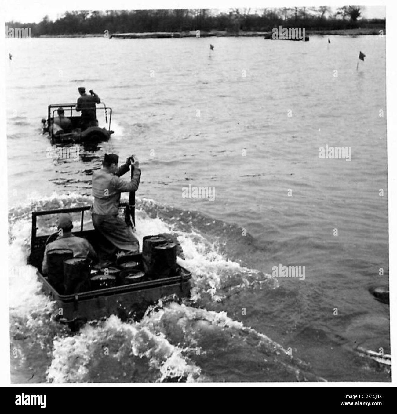 Water jeeps Black and White Stock Photos & Images - Alamy