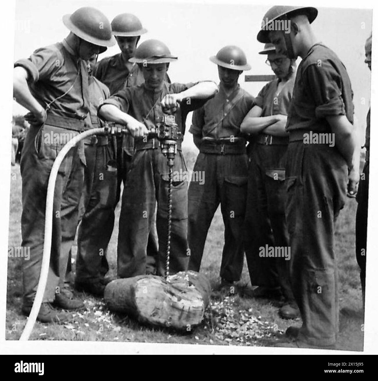 NO.3 TBRE, IRVINE MOOR CAMP, IRVINE AYRSHIRE [LIEUTENANT COLONEL C.H.R ...