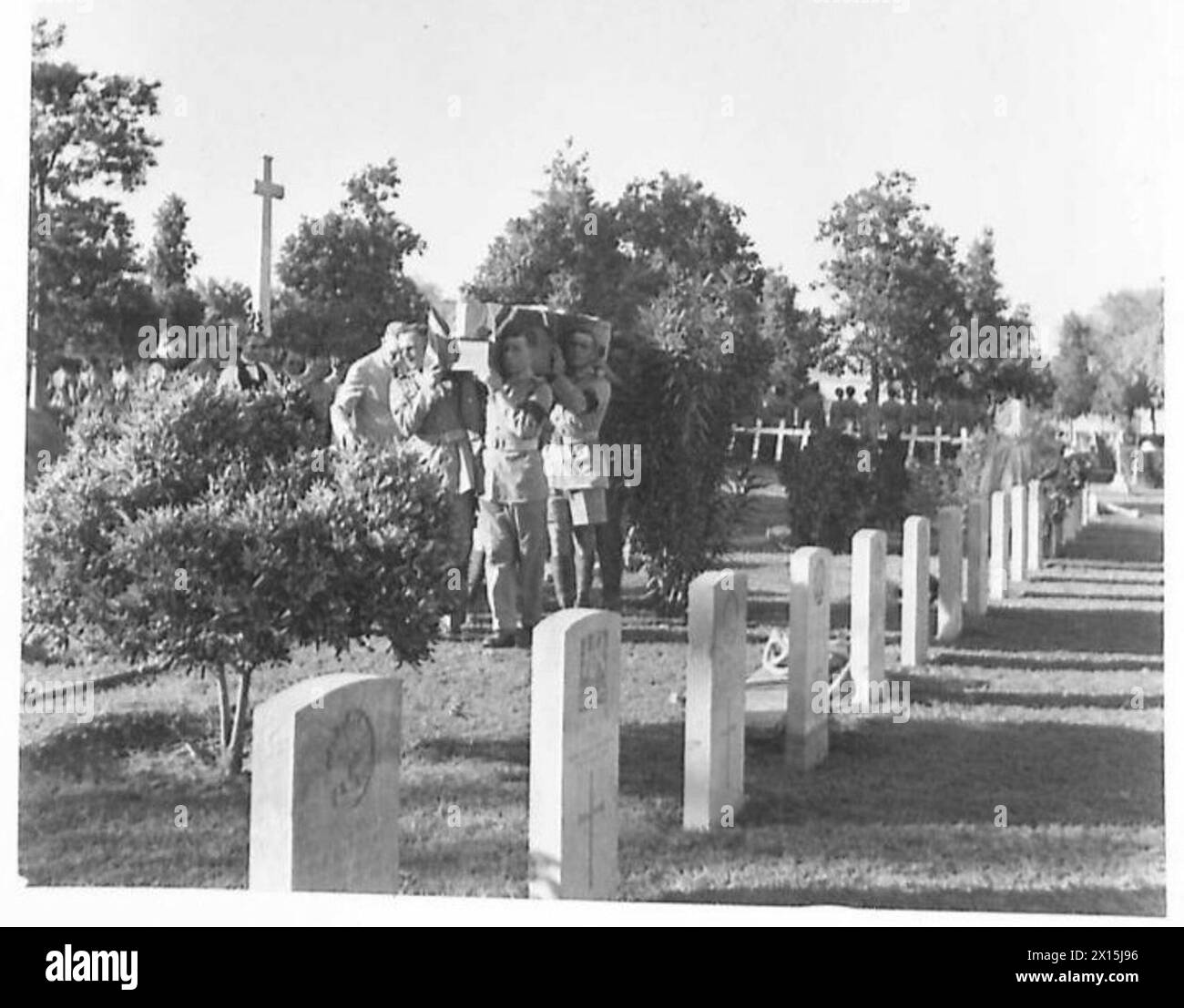 The funeral of four British Army officers, including Major General V.V ...