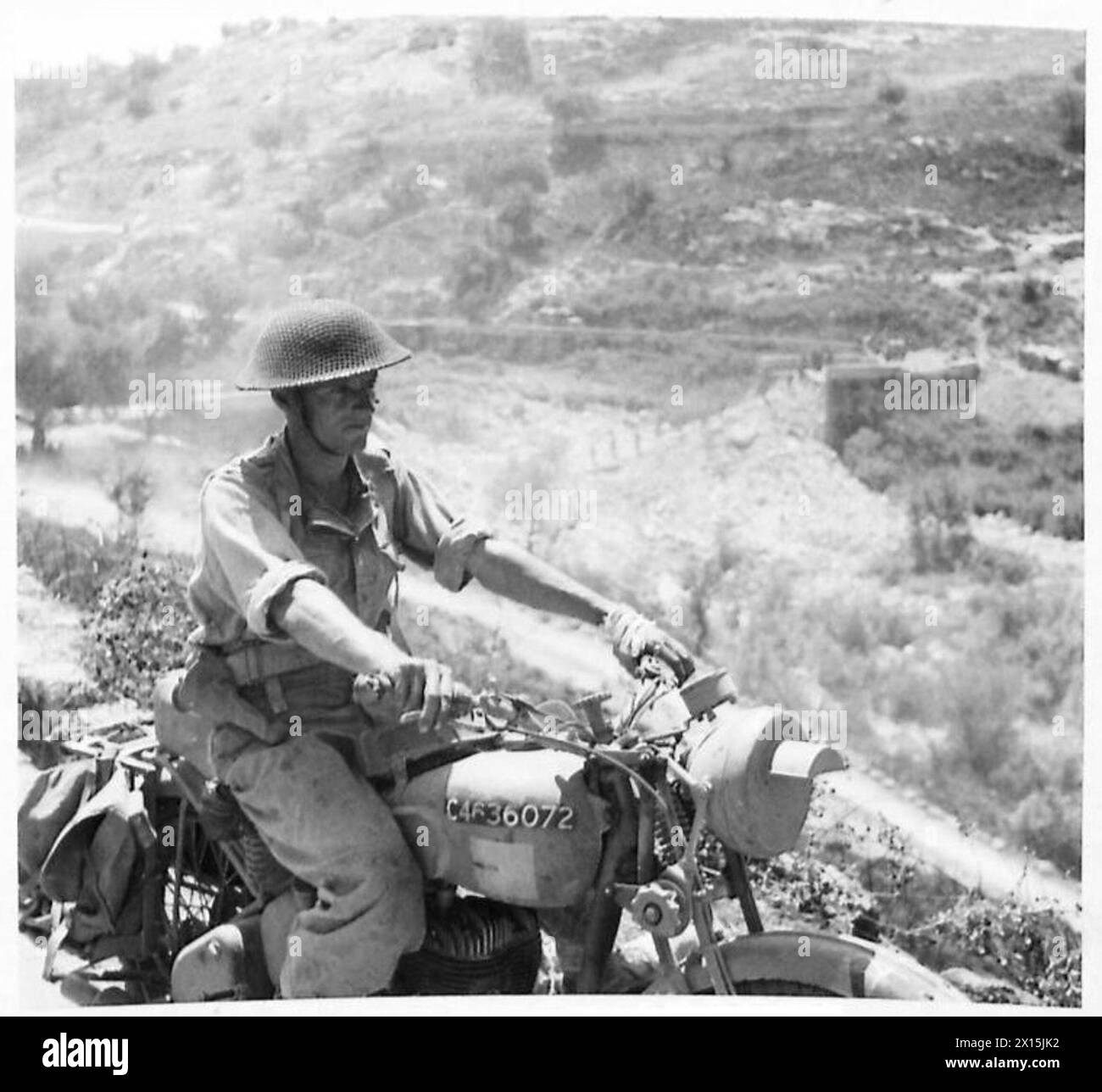 THE FALL OF AUGUSTA - A scene typical of the country our men are ...