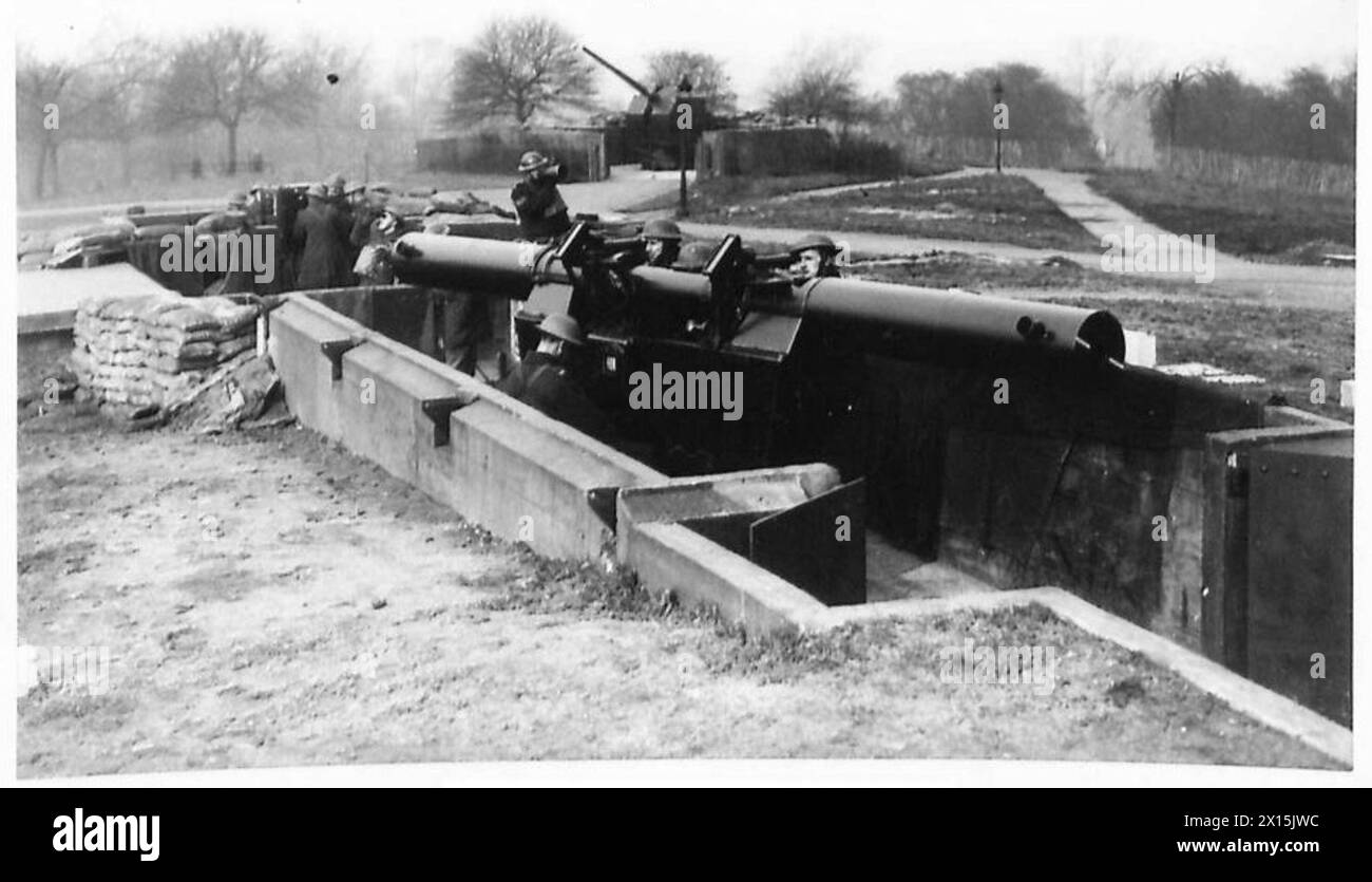 The First Anti-Aircraft Division maintains fixed defenses on Primrose ...