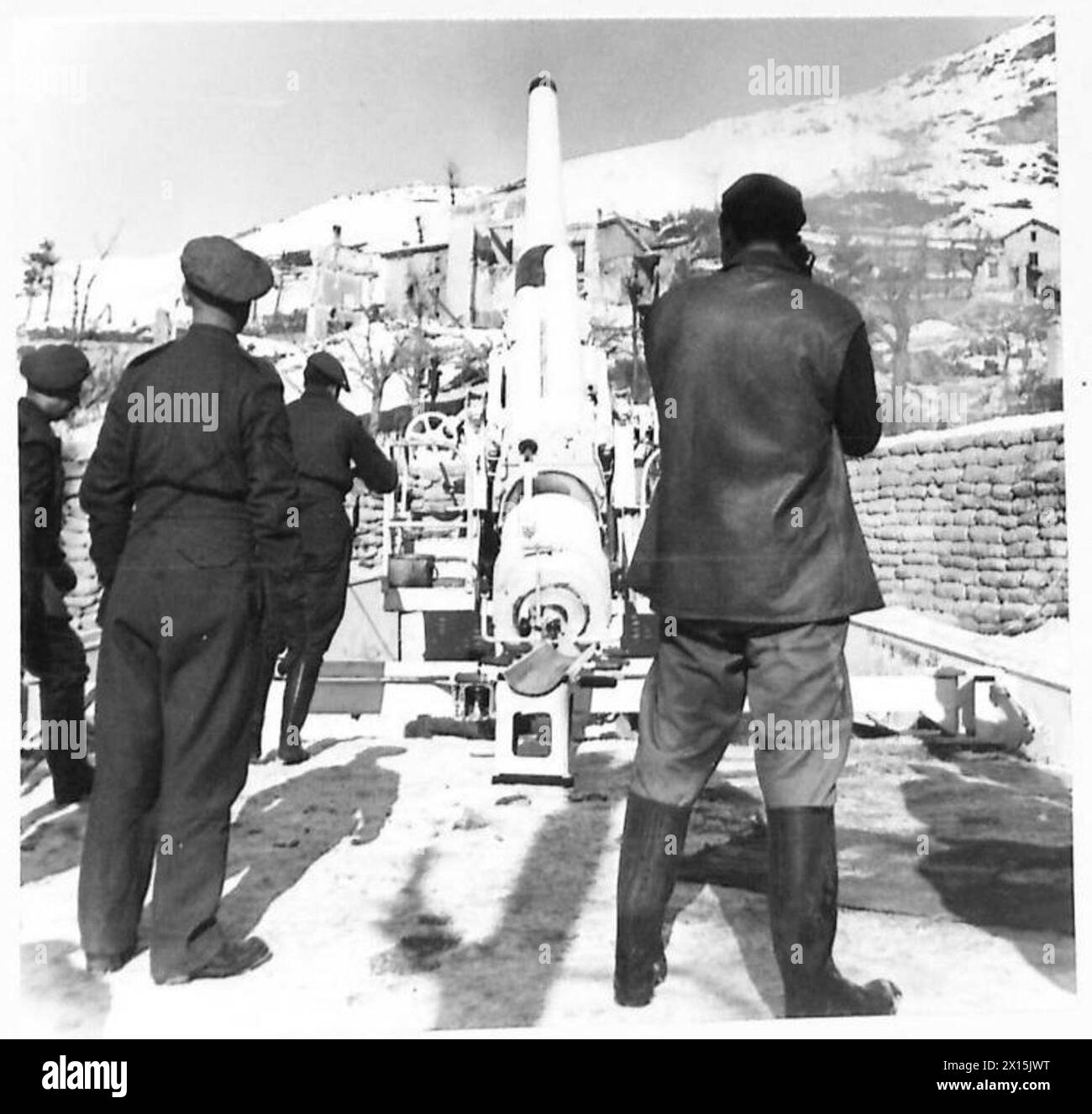 FIFTH ARMY : BRITISH HEAVY GUN ASSISTS ALLIED 5TH ARMY - The 8-inch gun ...