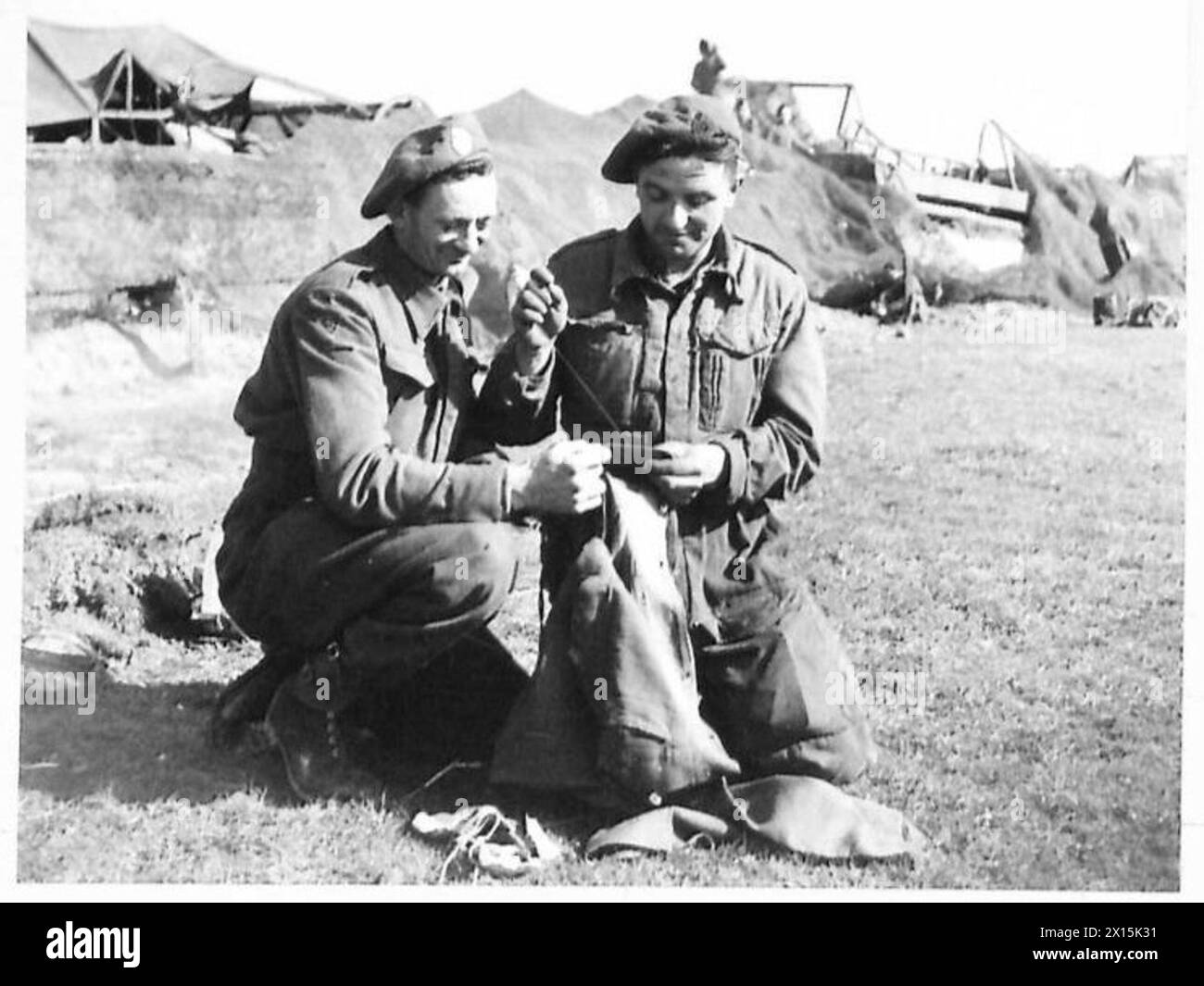 PREPARATIONS FOR THE RHINE BATTLE - "A stitch in Time" [left] Spr.A.S ...