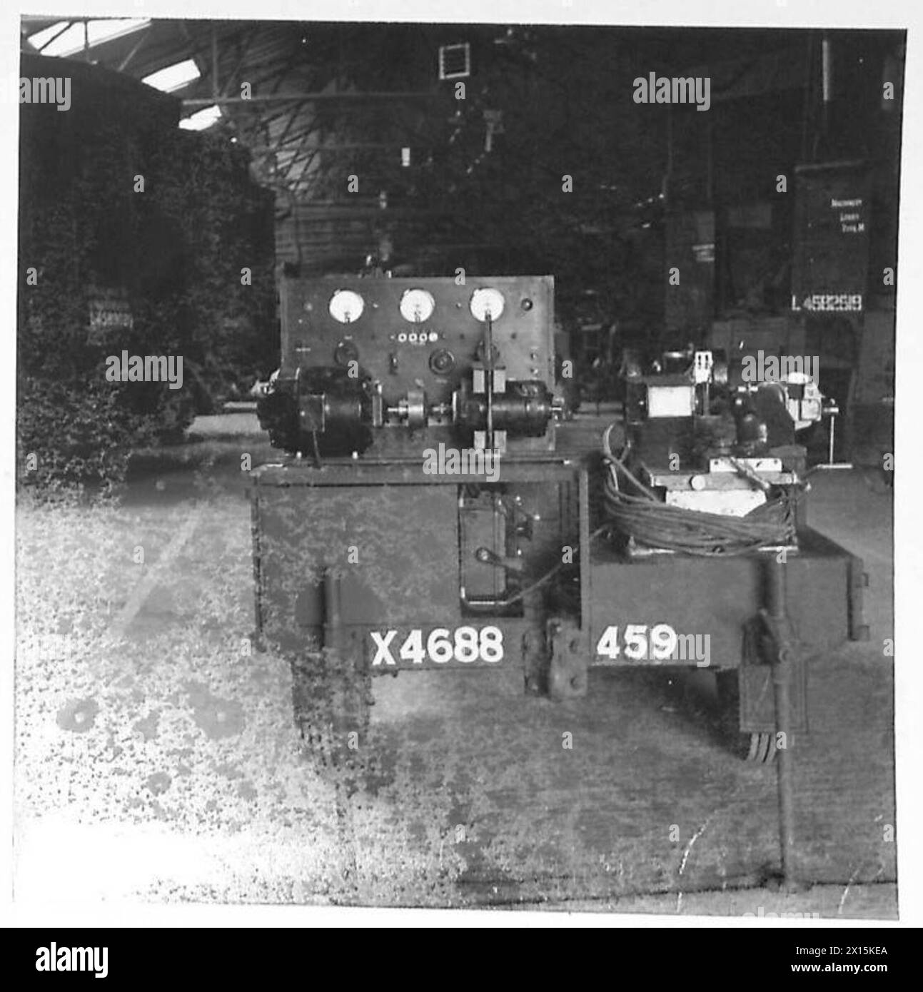 RAOC CENTRAL ORDNANCE DEPOT, OLD DALBY - Electrical testing trailer ...