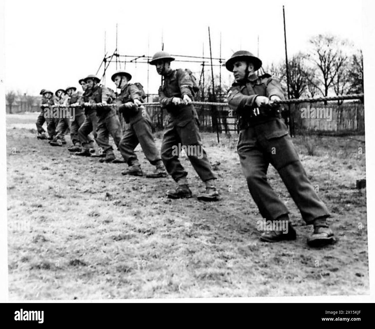 BASIC AND PURPOSEFUL PHYSICAL TRAINING - Position on ropes [to take the ...