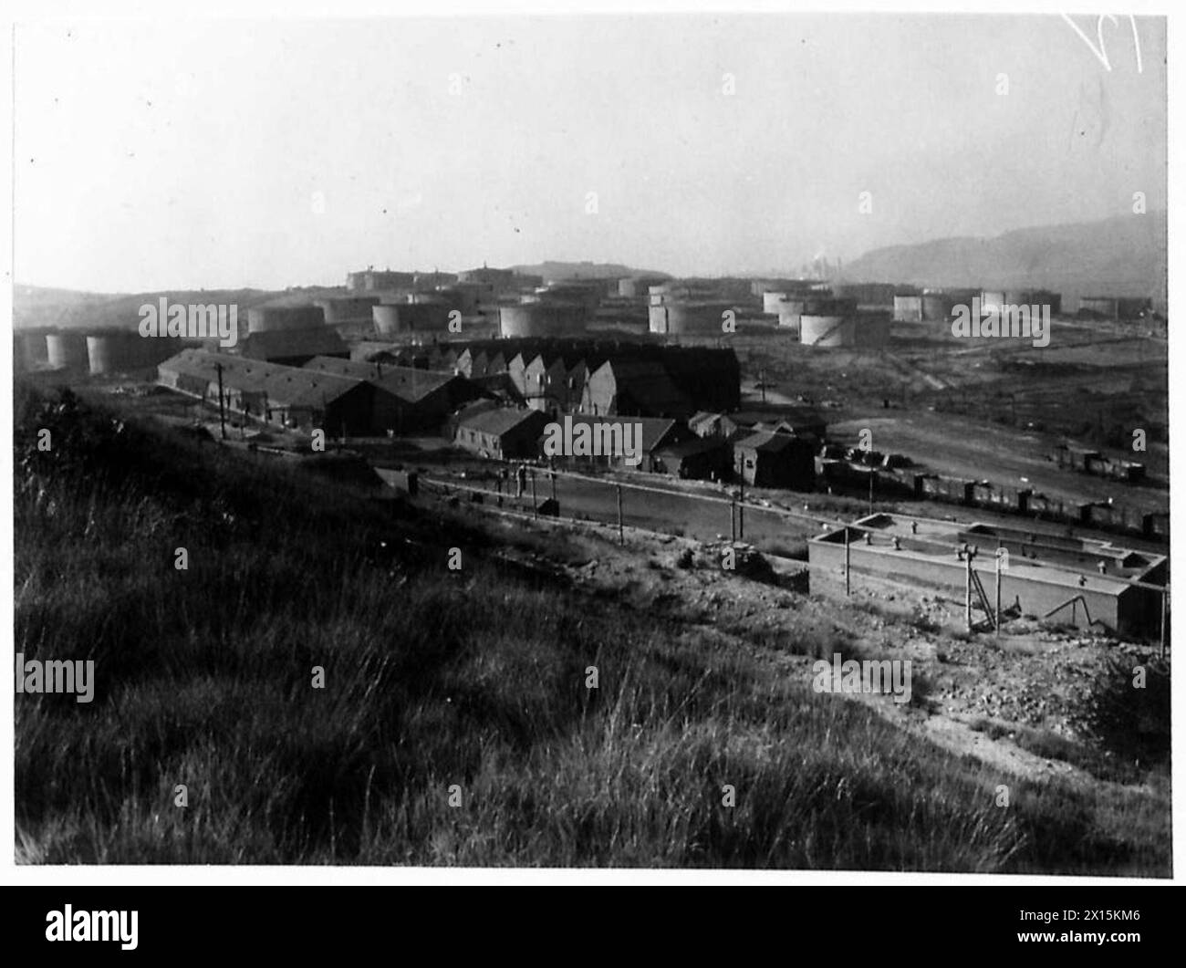 Army tank military base background Cut Out Stock Images & Pictures - Alamy