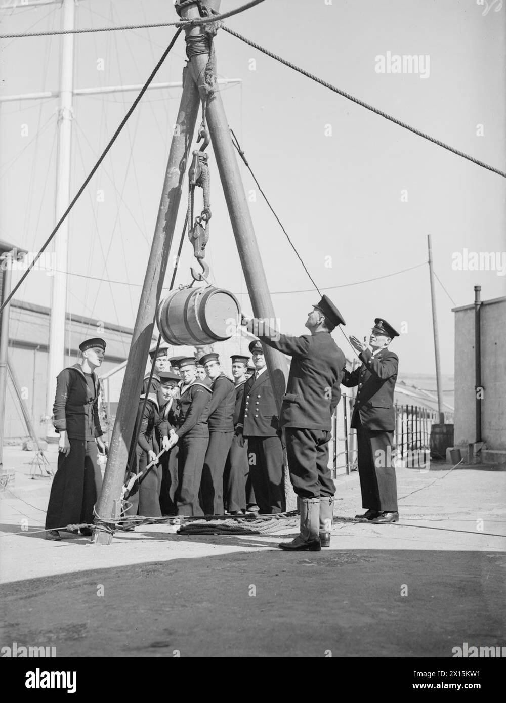 In May 1942 at Royal Naval Barracks Devonport, RNVR ordinary seamen ...