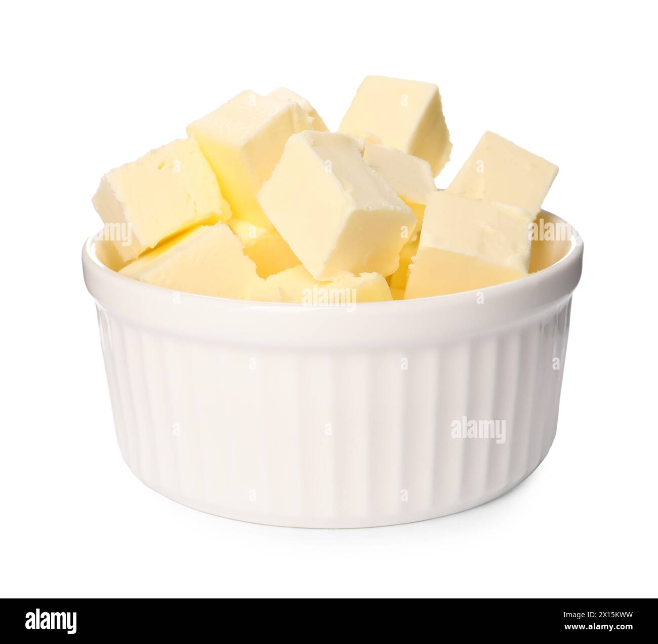 Cubes of butter white background hi-res stock photography and images ...