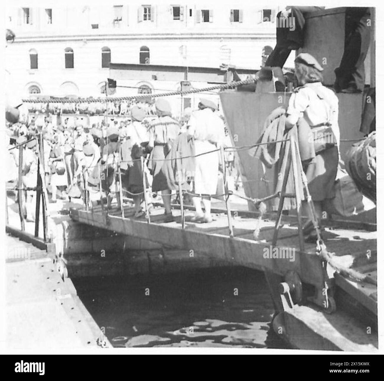 Nurses of the 2nd Polish Corps landed at Ancona on 11 August 1944 using ...