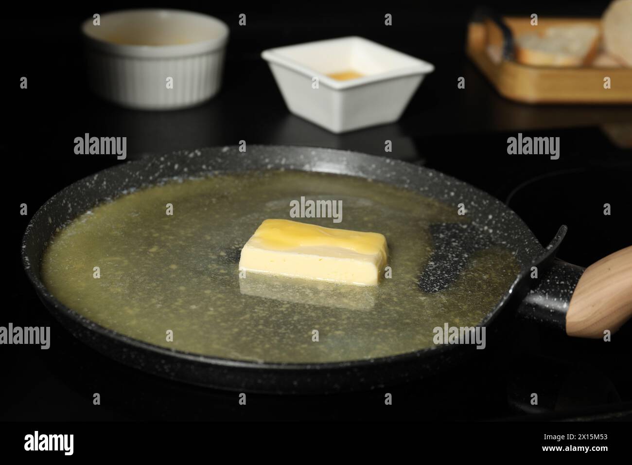 Melting creamy butter in hi-res stock photography and images - Alamy