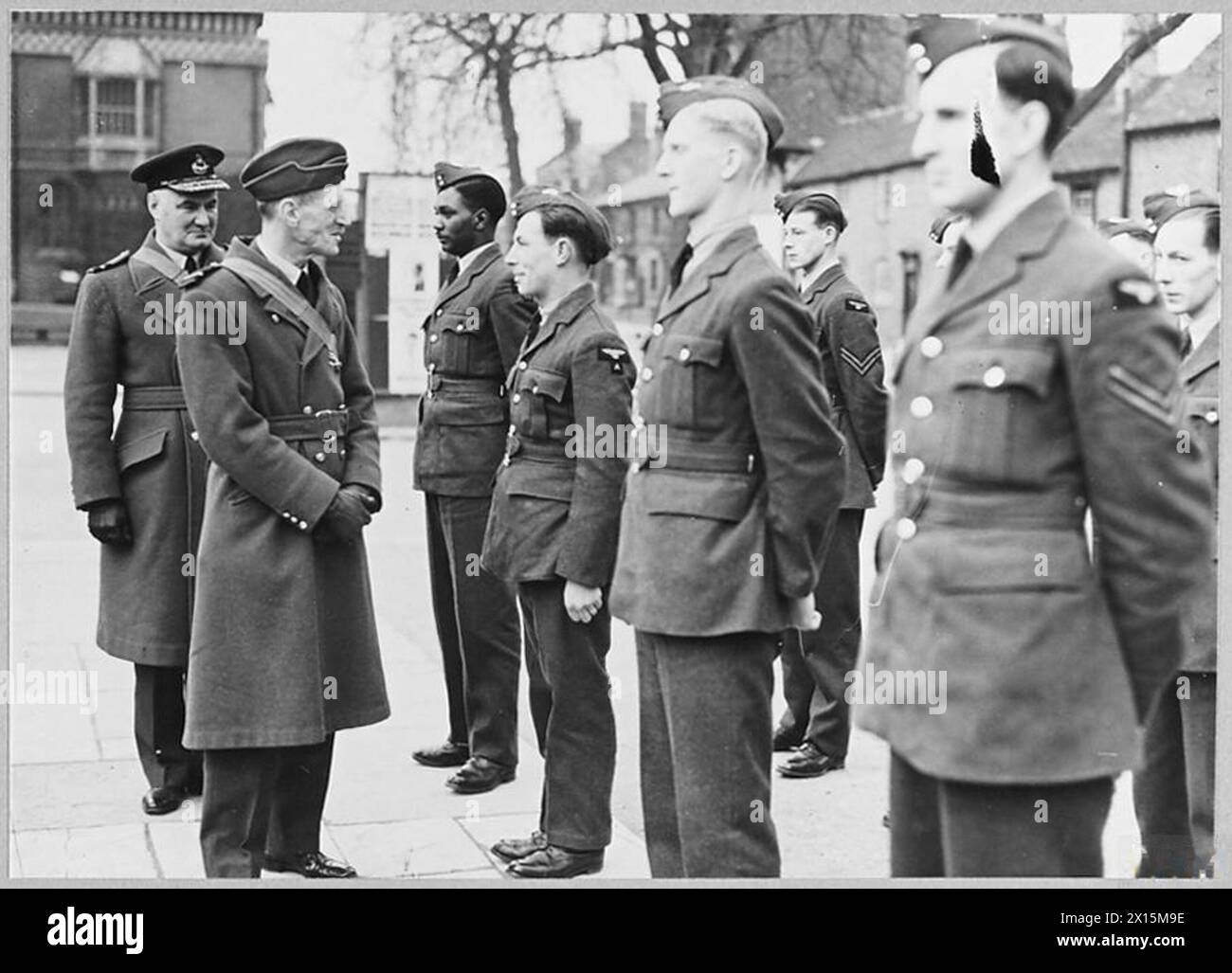 MEN FROM MANY LANDS JOIN R.A.F. - [2430] Air Marshal Pattison speaks to ...