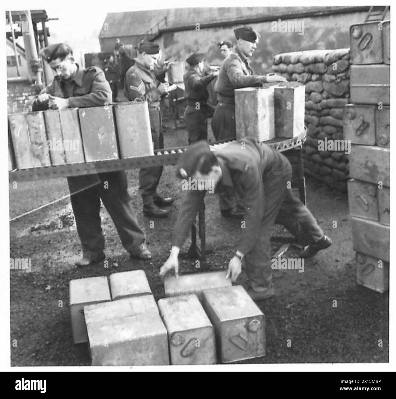 ATS WORK AT PETROL DISTRIBUTING CENTRE - Offloading empty petrol cans ...