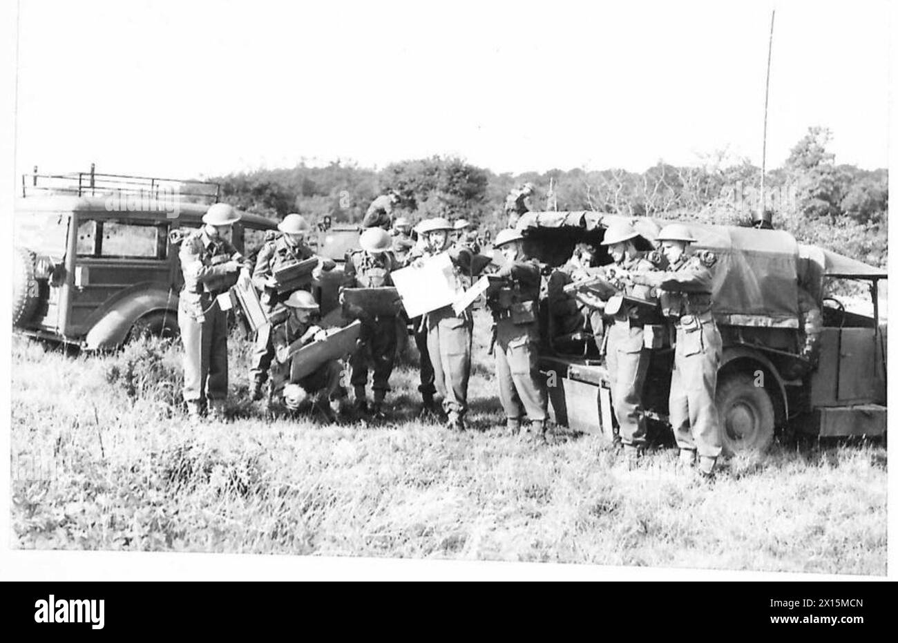 THE EYES AND EARS OF THE ARMY - The Commander giving orders to his ...