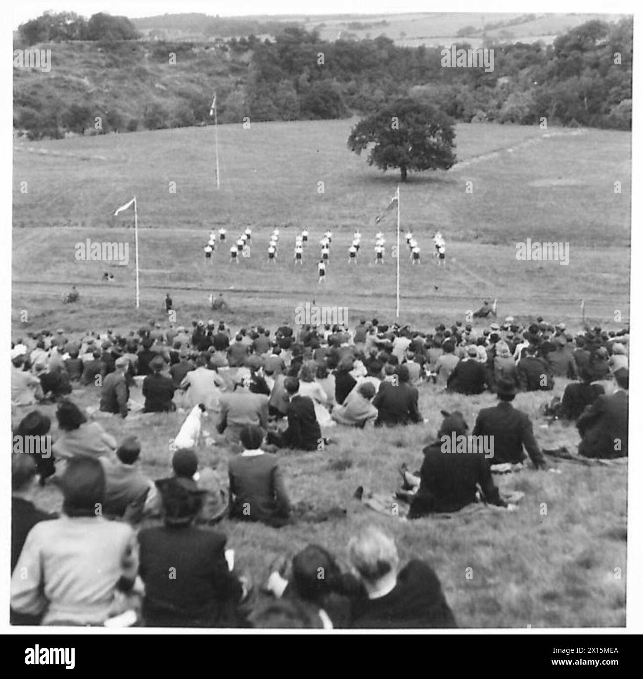MILITARY DISPLAY FOR FACTORY WORKERS - Members of the ATS giving ...