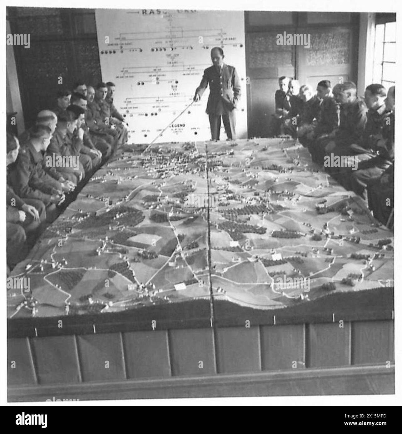 Students at RASC Officers Training School receive instruction in the ...
