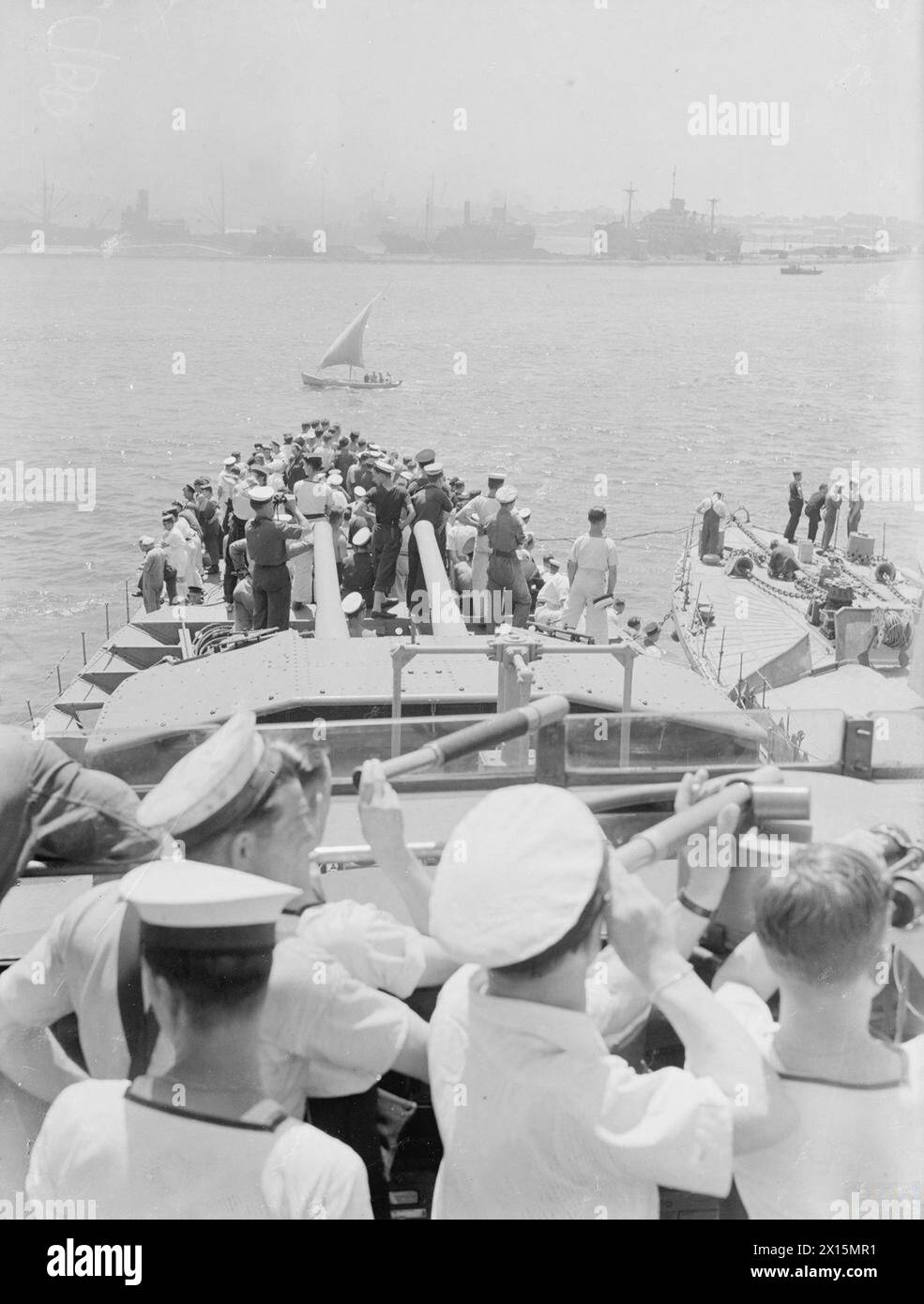 In June 1941, the crew of the destroyer HMS Kelvin observe a sailing ...