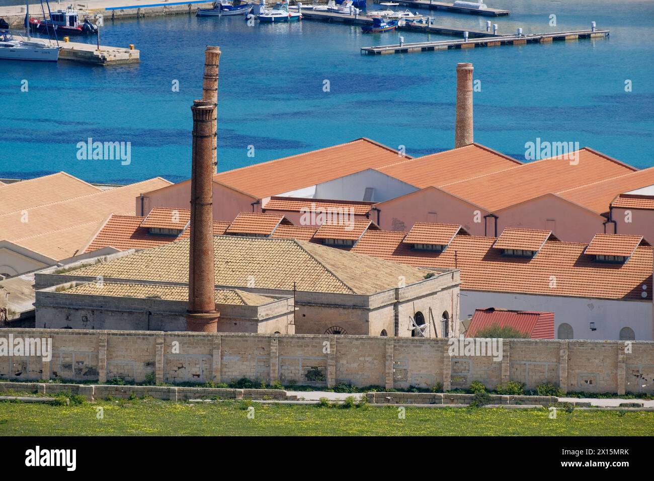 Italy, sicily, mediterranean sea, Egadi archipelago, Favignana island ...
