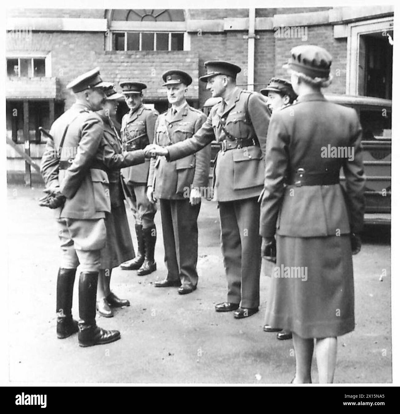 HRH Princess Royal visits a Northern Ireland hospital, meeting officers ...