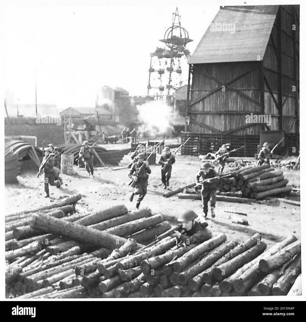 MINERS HOME GUARD PLATOON - The Platoon on an offensive patrol ...