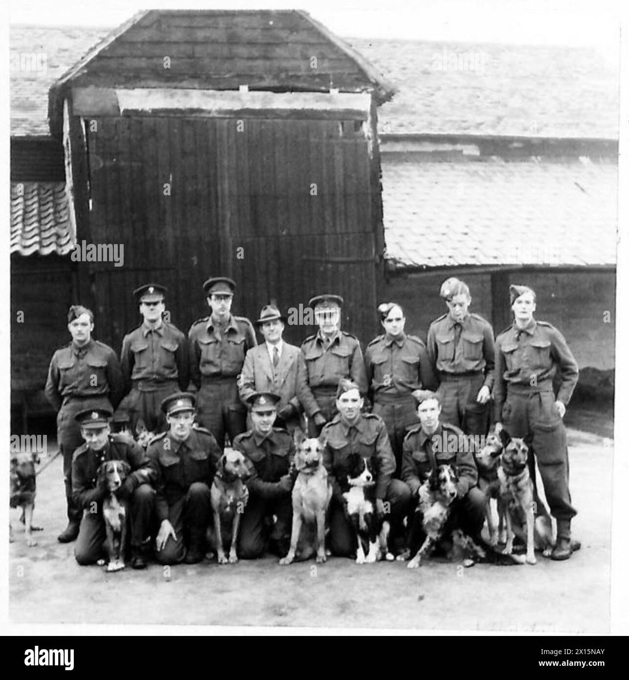 WAR DOGS TRAINING SCHOOL - The Commandant, officers, men, and dogs of ...