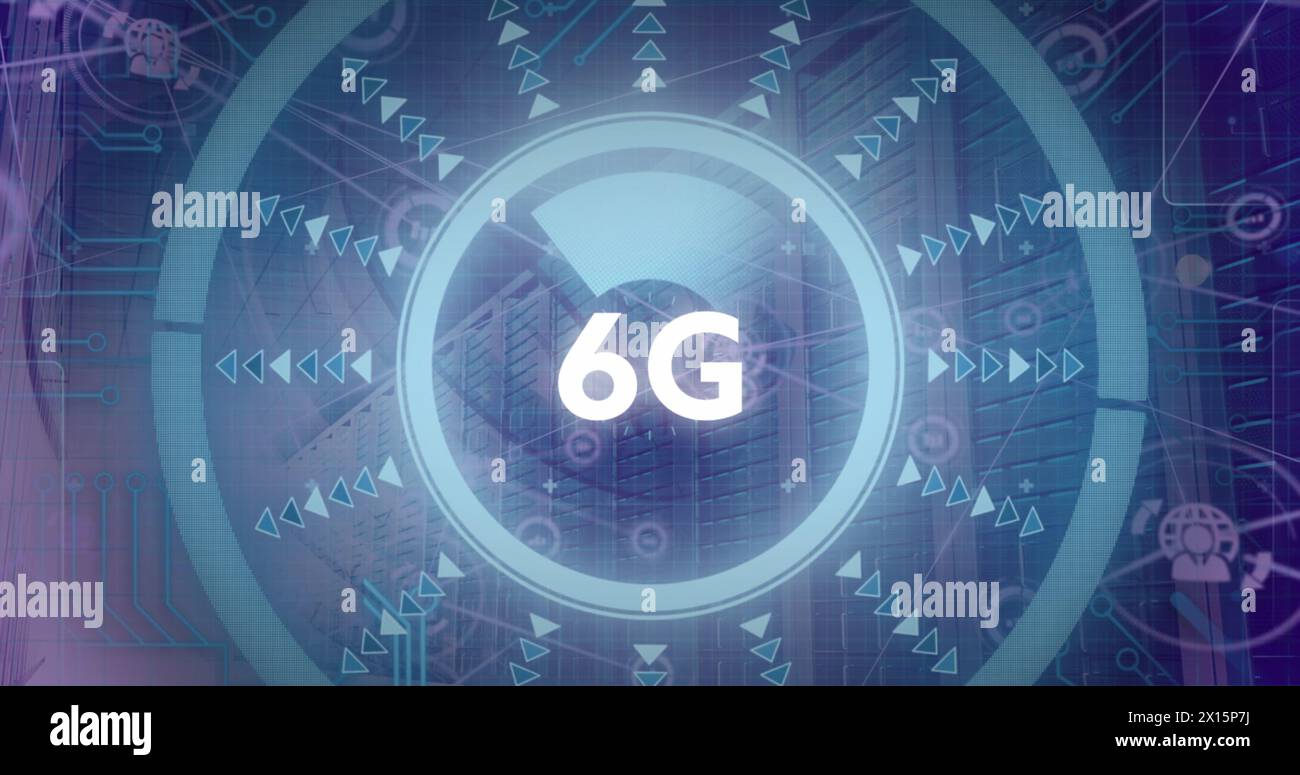 Animation 6g text computer servers hi-res stock photography and images - Alamy