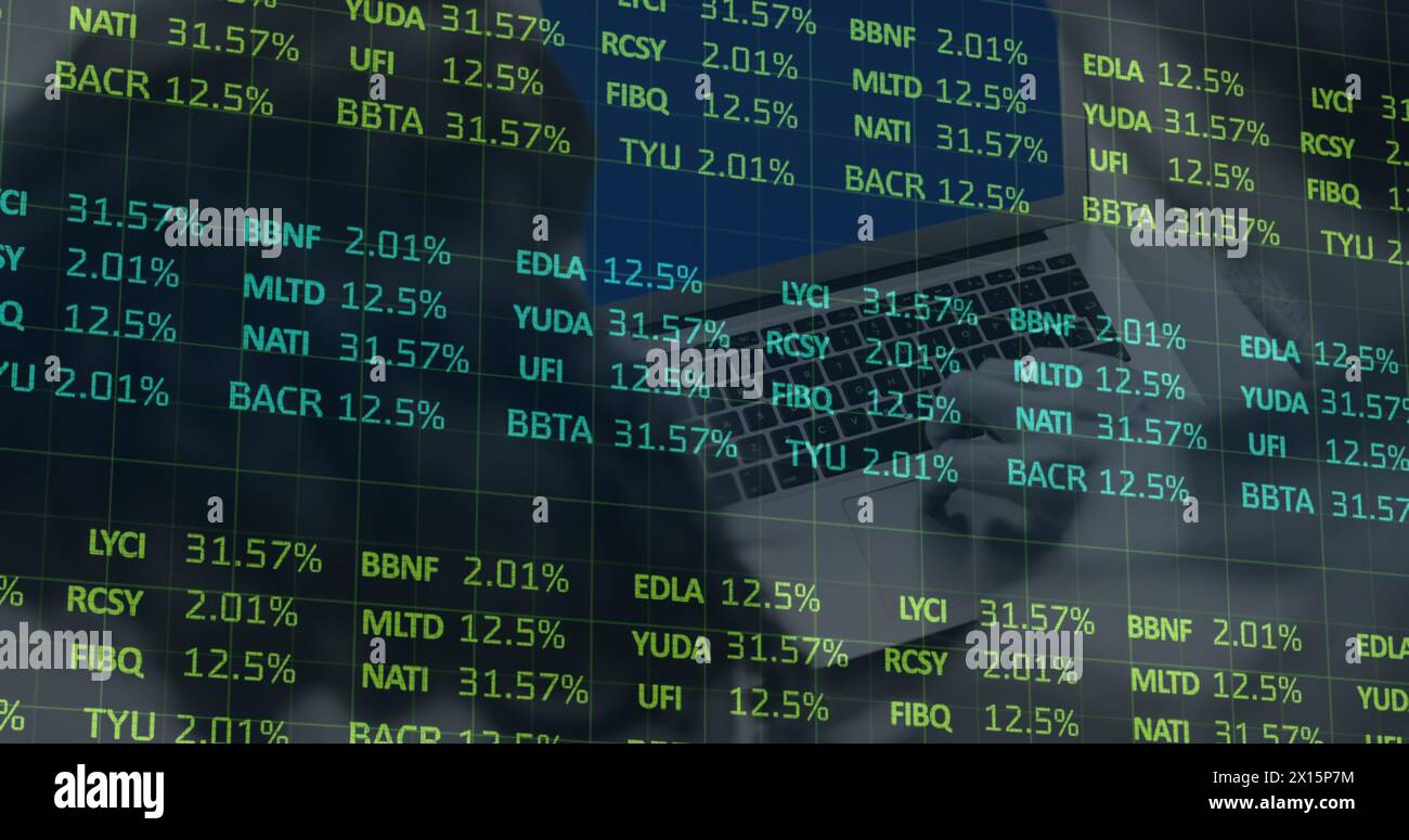 Man computer stock market hi-res stock photography and images - Alamy