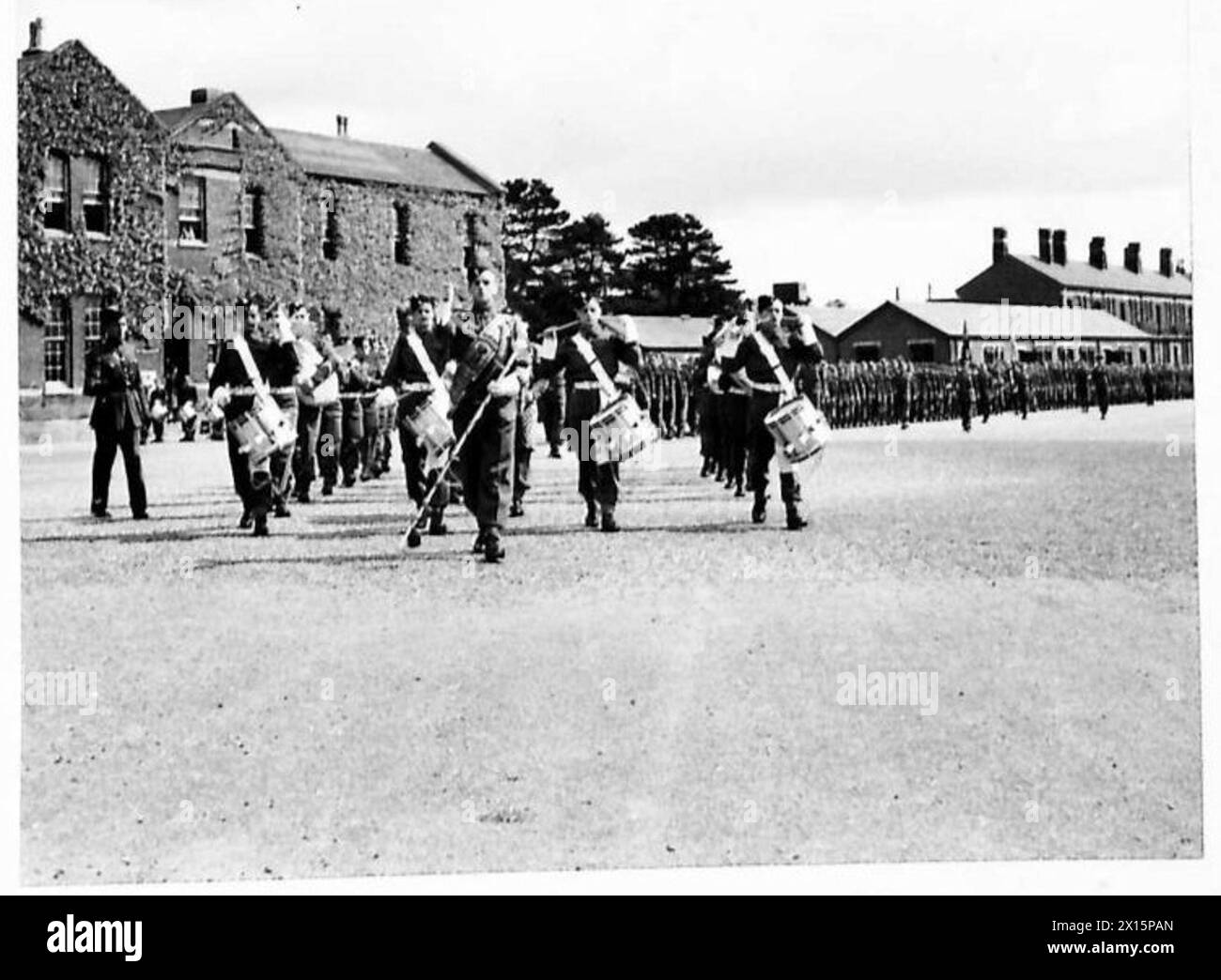 Lieutenant General H.C. Loyd inspected Wiltshire Army Cadets while the ...