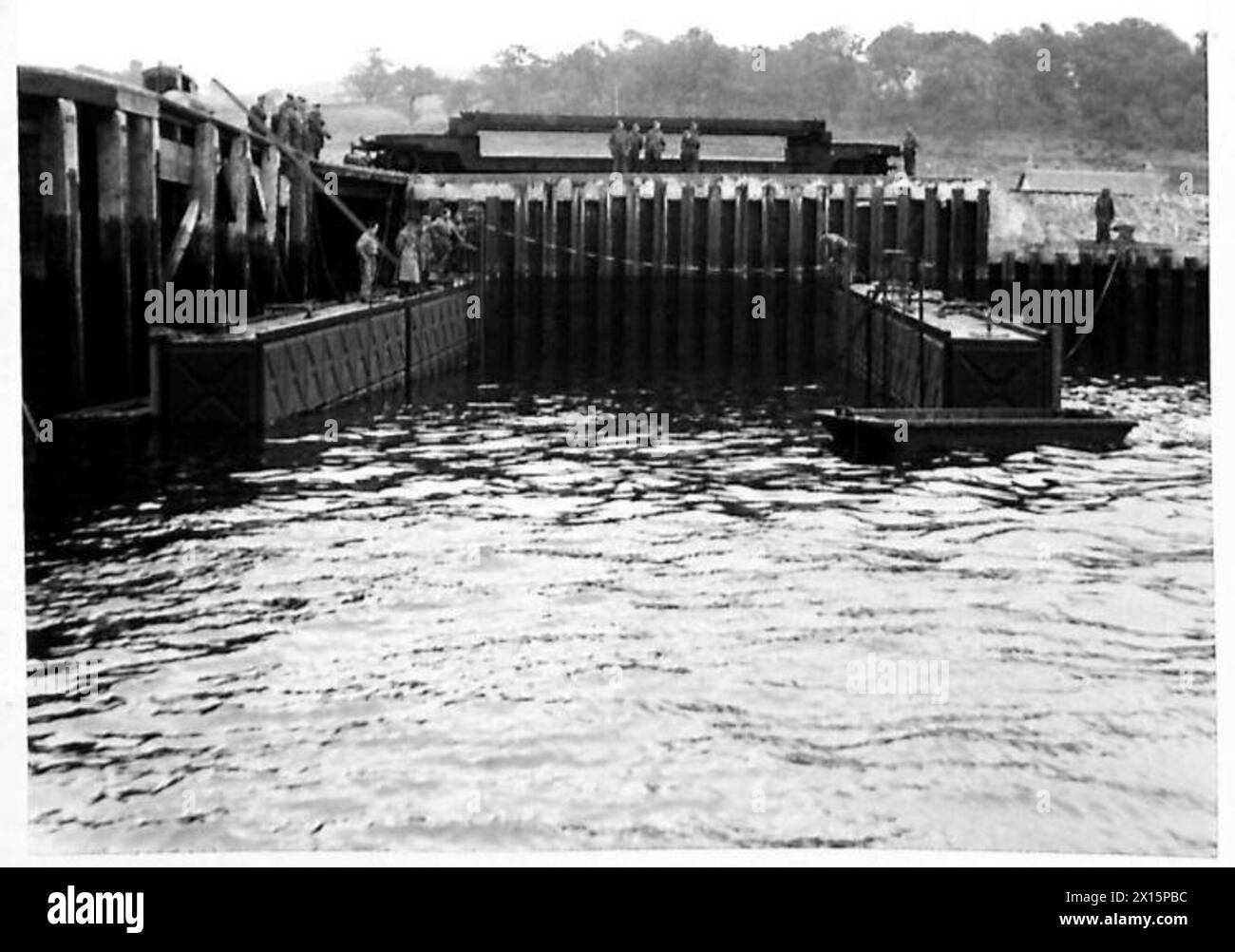 FLOATING DOCK - The Floating Dock at Faslane British Army Stock Photo ...