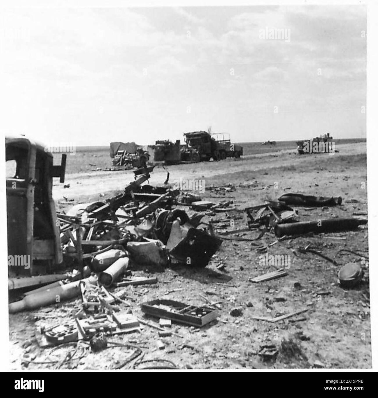 In the Sfax area, the Royal Air Force supports British ground forces ...