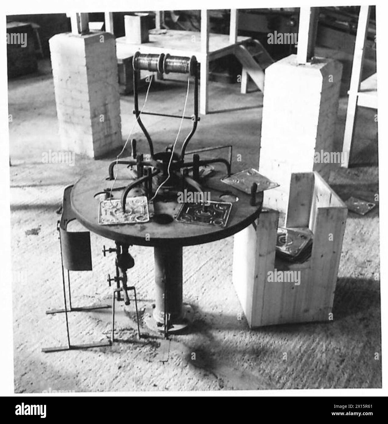 Machinery is used in a can factory near Gloucester operated for British ...