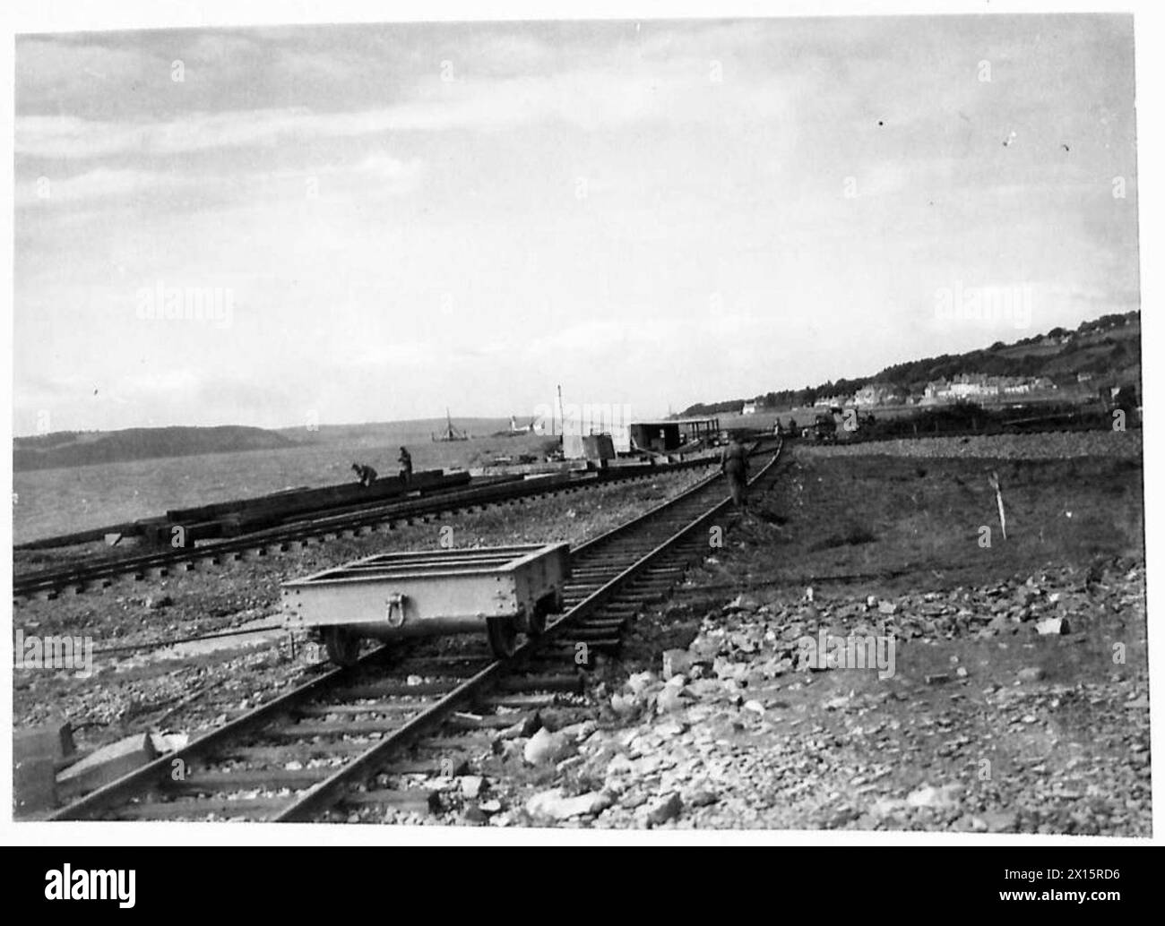PORT CONSTRUCTION - Loch Ryan (4th series) British Army Stock Photo - Alamy