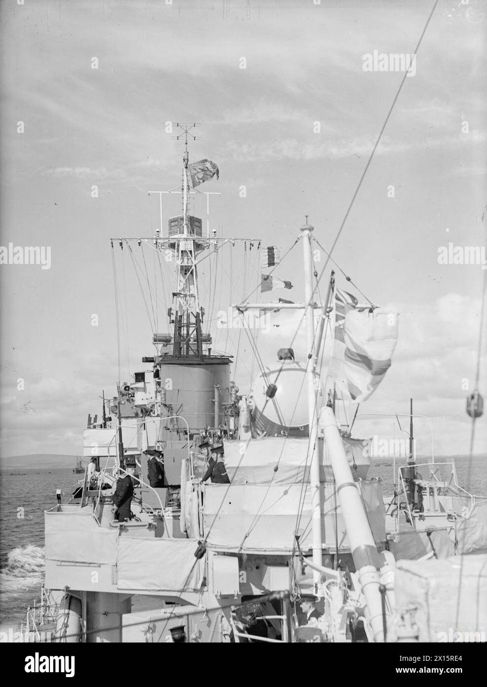 THE KING WITH THE HOME FLEET. 16 AUGUST 1943, SCAPA FLOW. THE KING ...