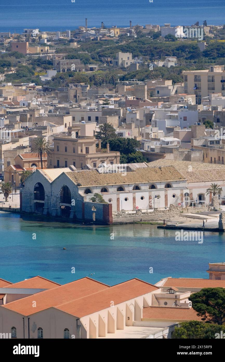 Italy, sicily, mediterranean sea, Egadi archipelago, Favignana island ...