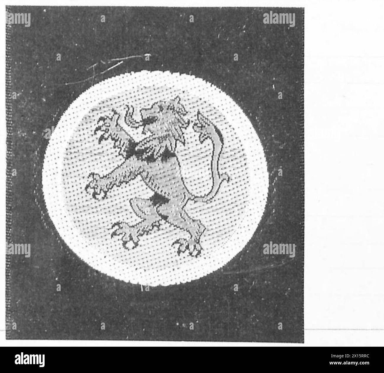 DIVISIONAL SIGNS - 15th [Scottish] Division , British Army Stock Photo ...